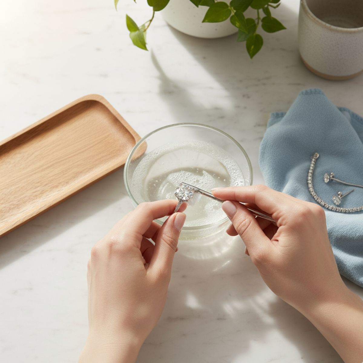 TIPS FOR CLEANING AND CARING FOR DIAMOND JEWELRY | etBri